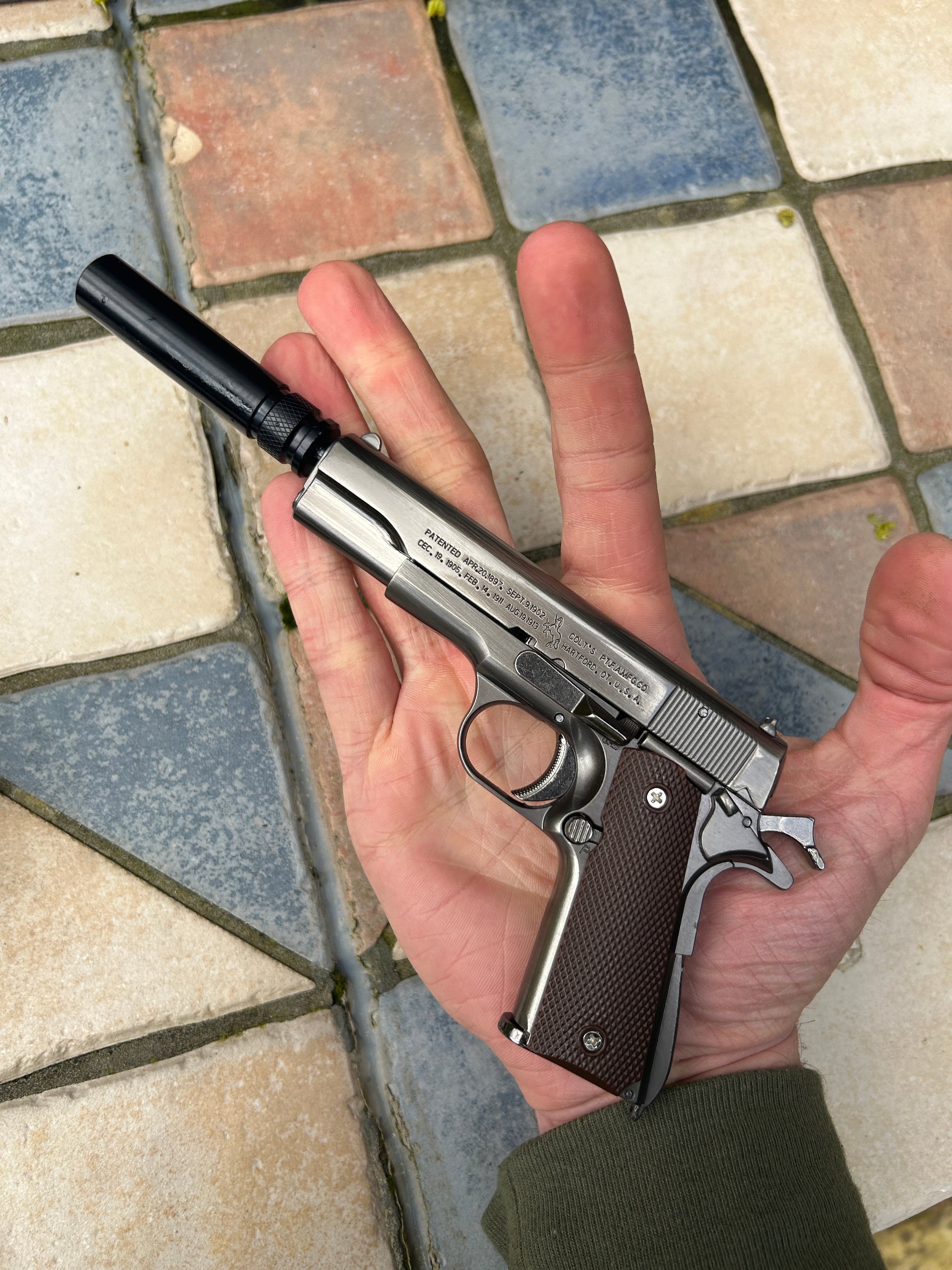 Miniature 1911 1:2:05 Model Full Metal Display Piece | ALLOY ARMY ...