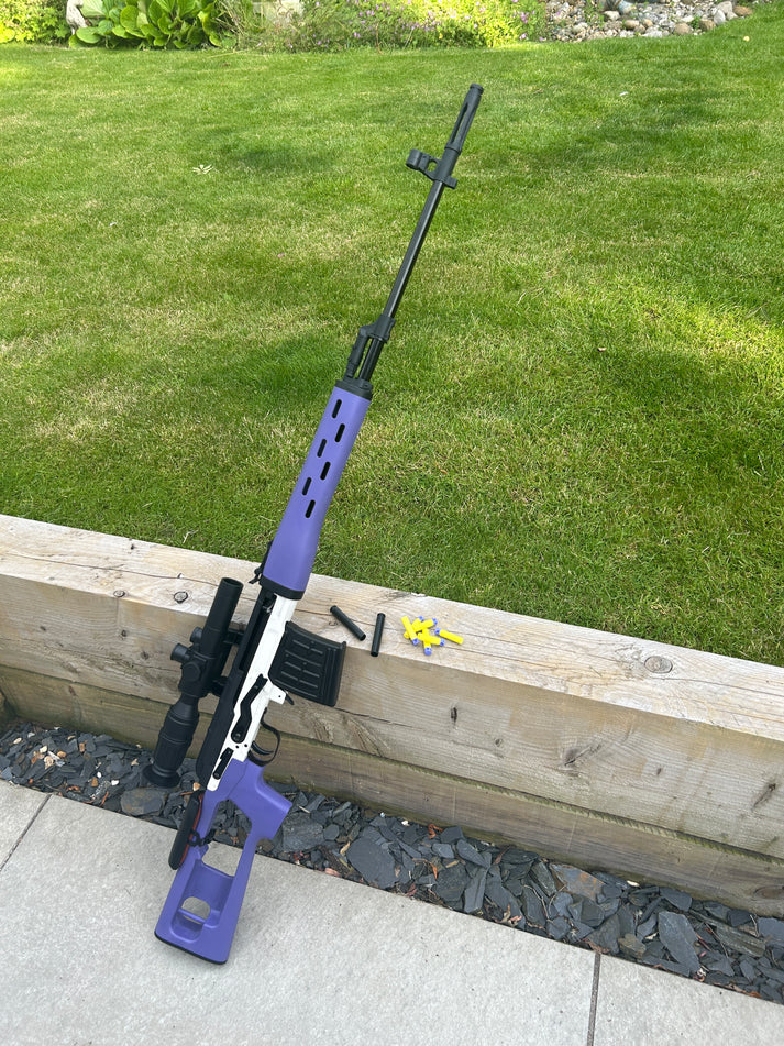 SVD Dragunov Sniper Rifle Shell Ejecting Dart Blaster & Cosplay Gun ...