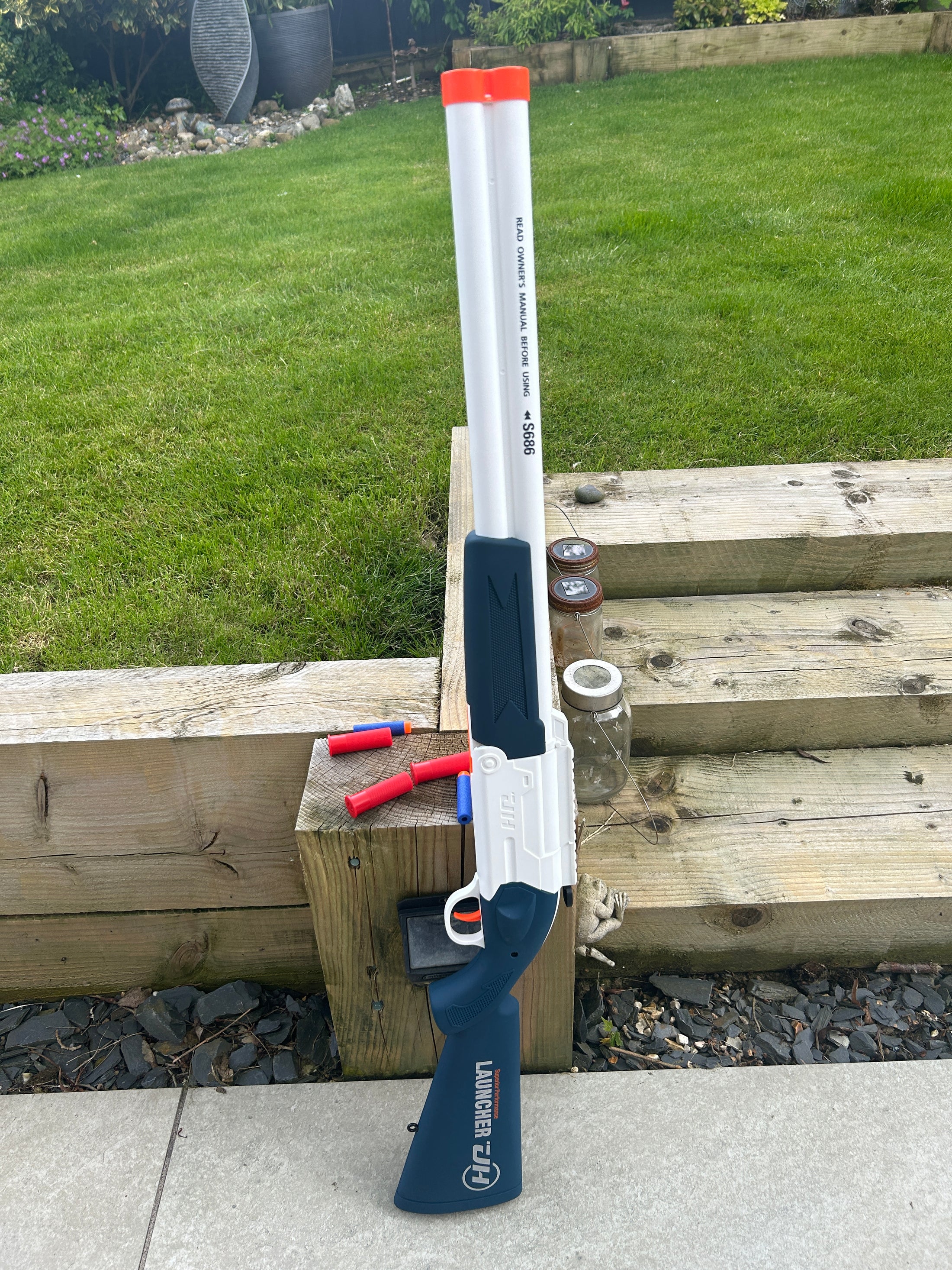 Lockwood 300 Double Barrel Shotgun - Shell Ejecting Dart Blaster Cospl – Dart Armoury