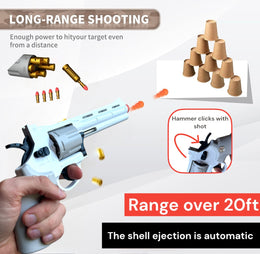 Revolver Semiauto Pistol Soft Dart Blaster Cosplay / Prop Toy Gun ...