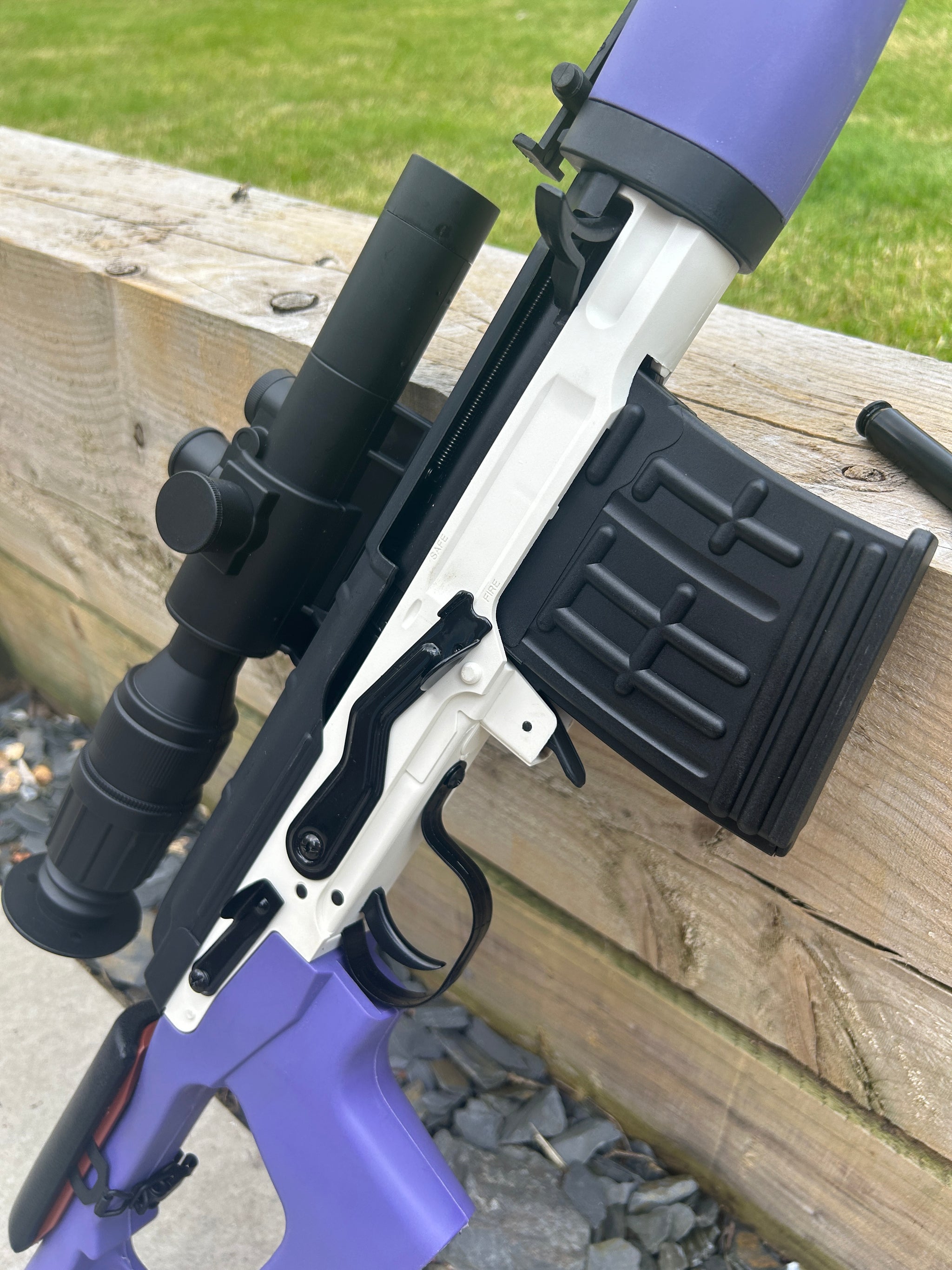SVD Dragunov Sniper Rifle Shell Ejecting Dart Blaster & Cosplay Gun ...