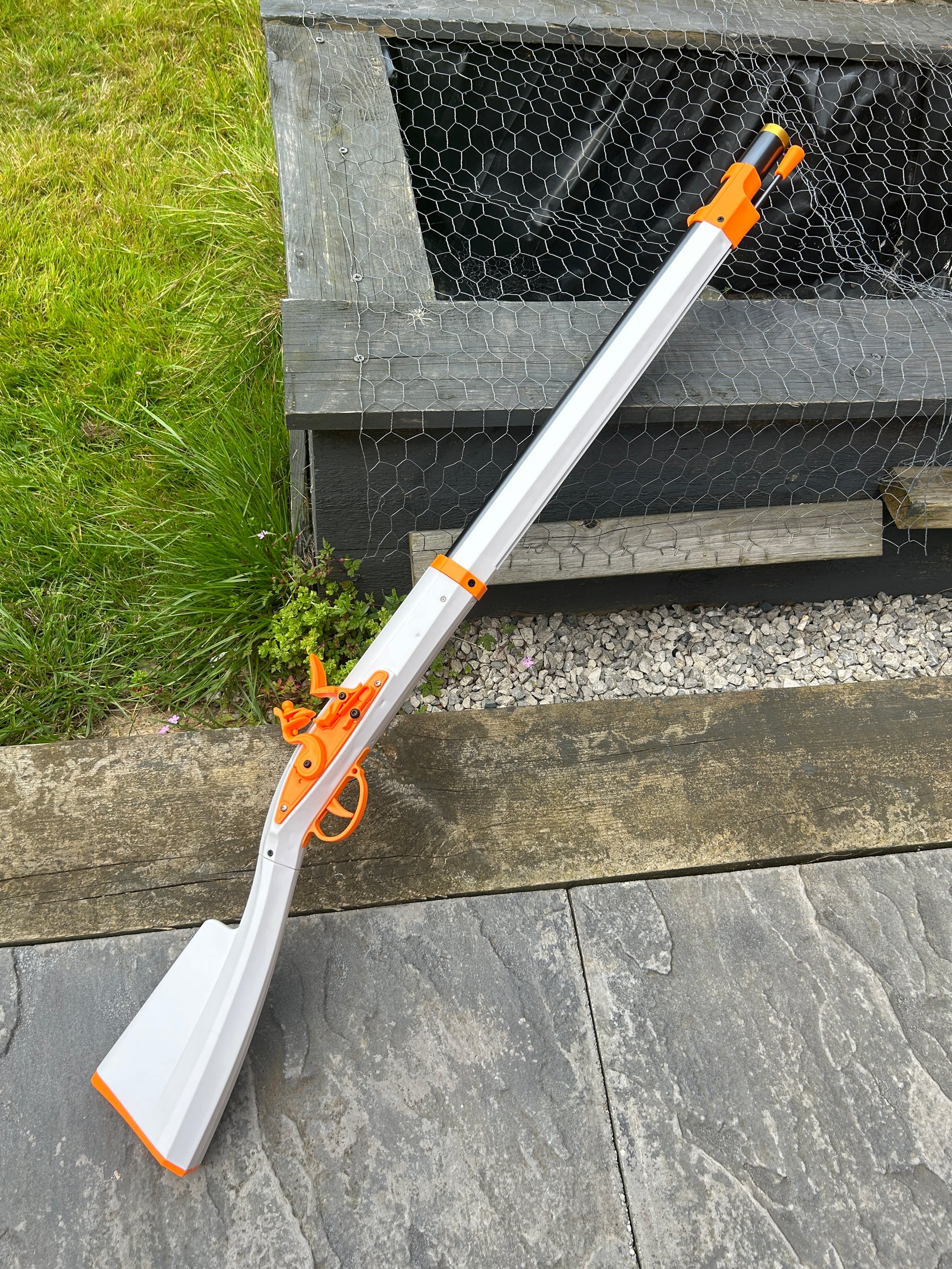 Musket Rifle Full Size Dart Blaster with Barrel Loading | Cosplay Prop ...