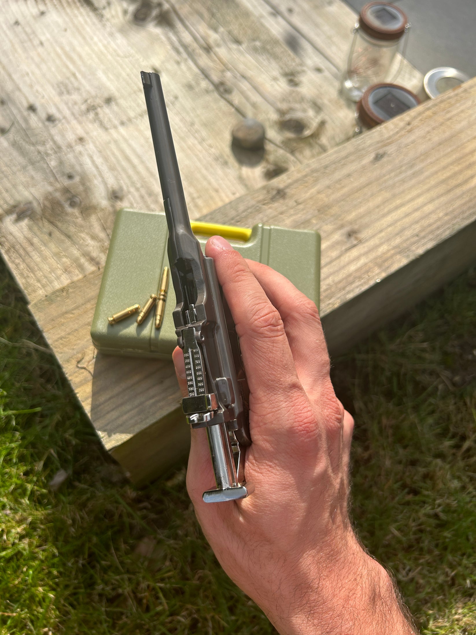 C96 Mauser Miniature Scale Model Metal Pistol with Moving Parts Ejecti ...