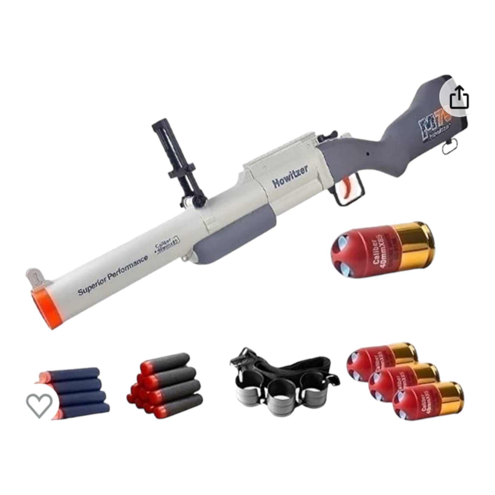 M79 Grenade Launcher Shell Ejecting Dart Blaster - Cosplay / Prop Toy ...