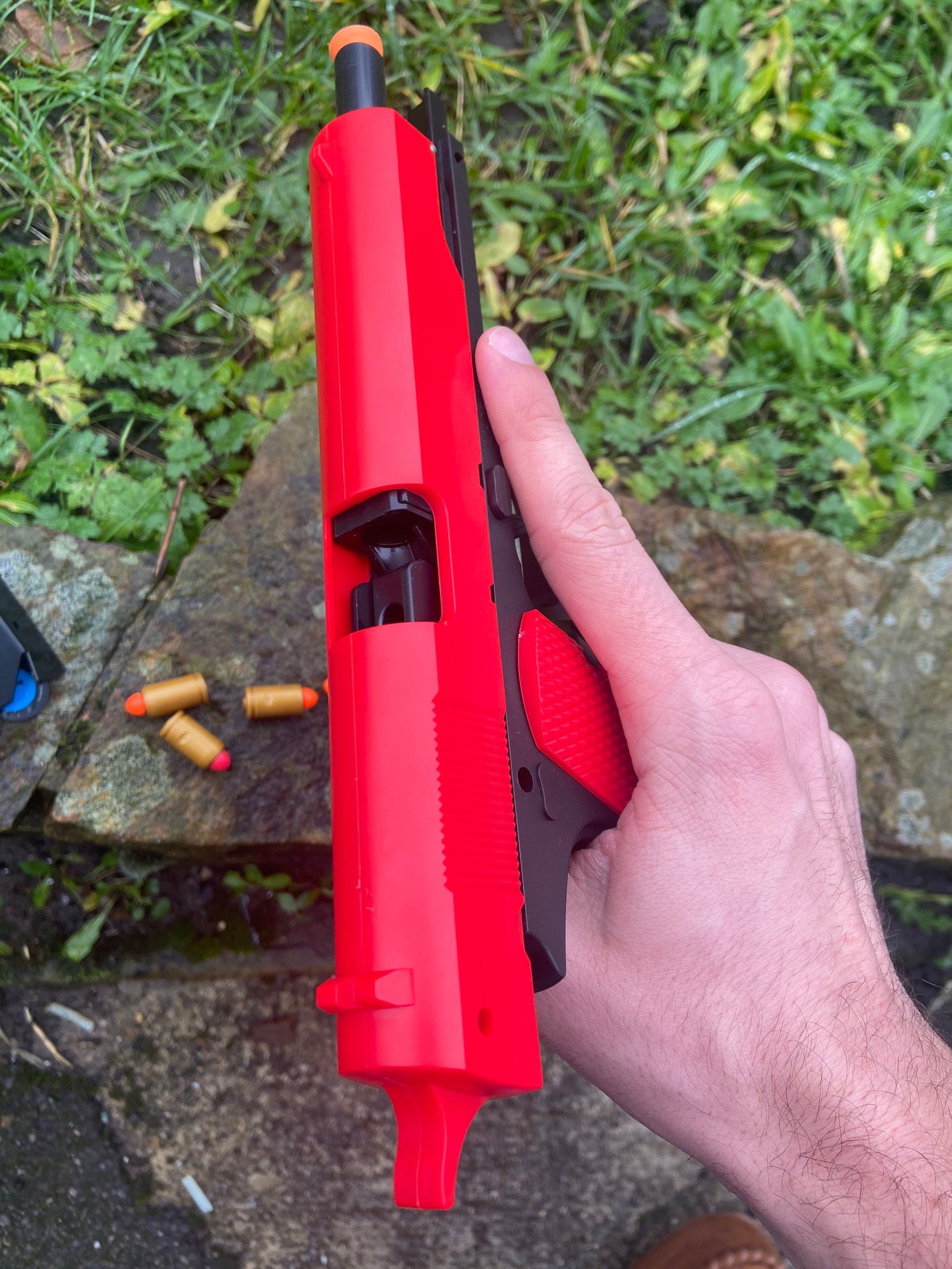 1911 Semiauto Shell Ejecting Dart Blaster Blowback Cosplay Prop Toy Gu ...